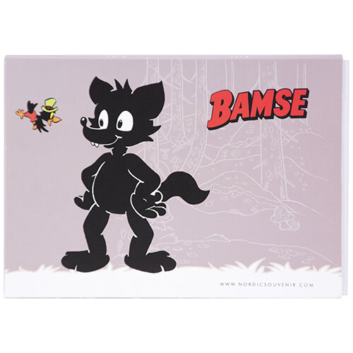 Mugg Vargen, grå, 27 cl BAMSE - www.nordicsouvenir.com